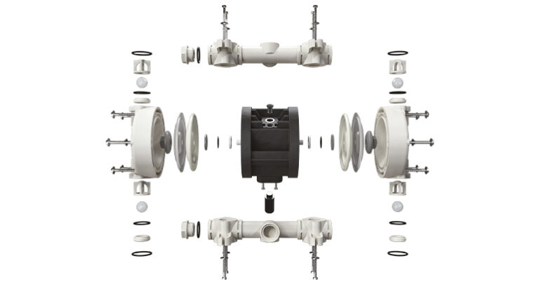 How a diaphragm pump works - Debem